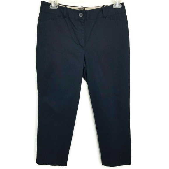 Talbots | Pants & Jumpsuits | Talbots 8 The Perfect Crop Pants Navy ...